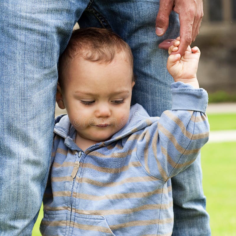 Baby learning to walk stock photo. Image of adult, portrait - 25948784