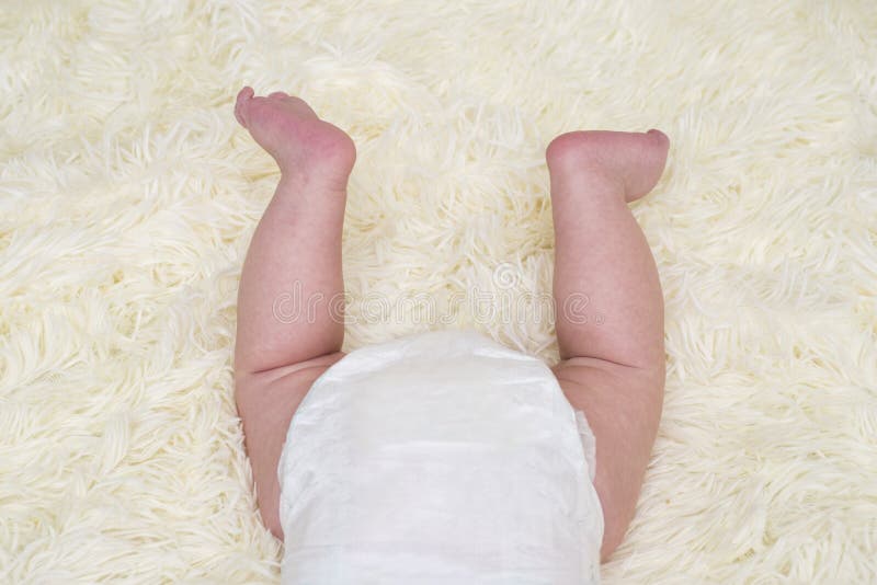 Rear View of Baby s Bottom stock photo. Image of skin - 31837748