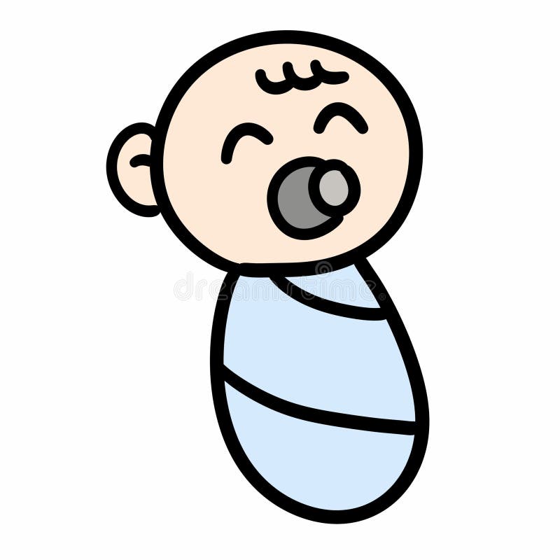 Baby Little Boy Icon. Illustration Stock Illustration - Illustration of ...