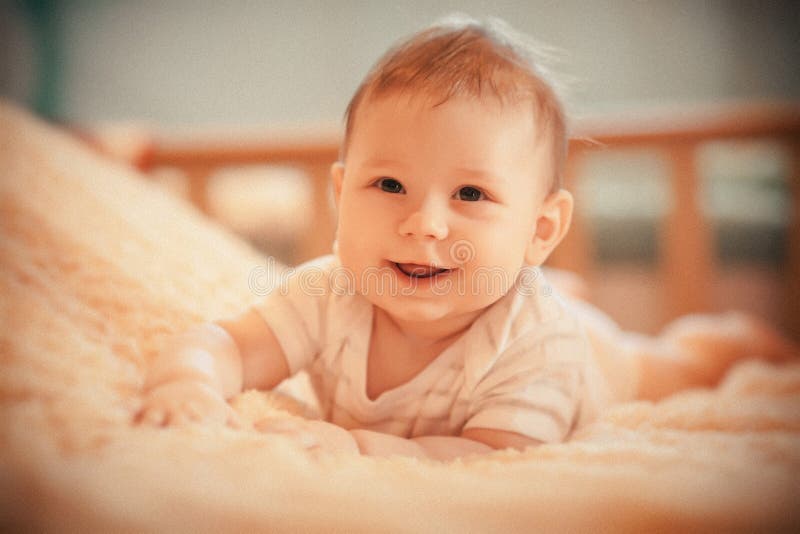 Baby stock photo. Image of beautiful, infant, body, face - 77932230