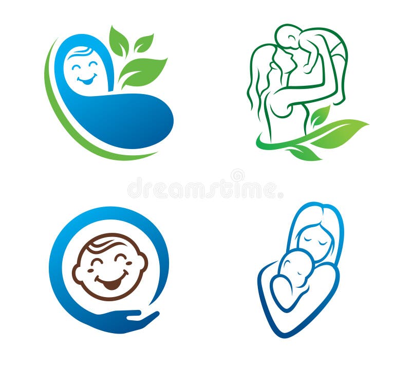Baby logo template stock vector. Illustration of icon - 338827526
