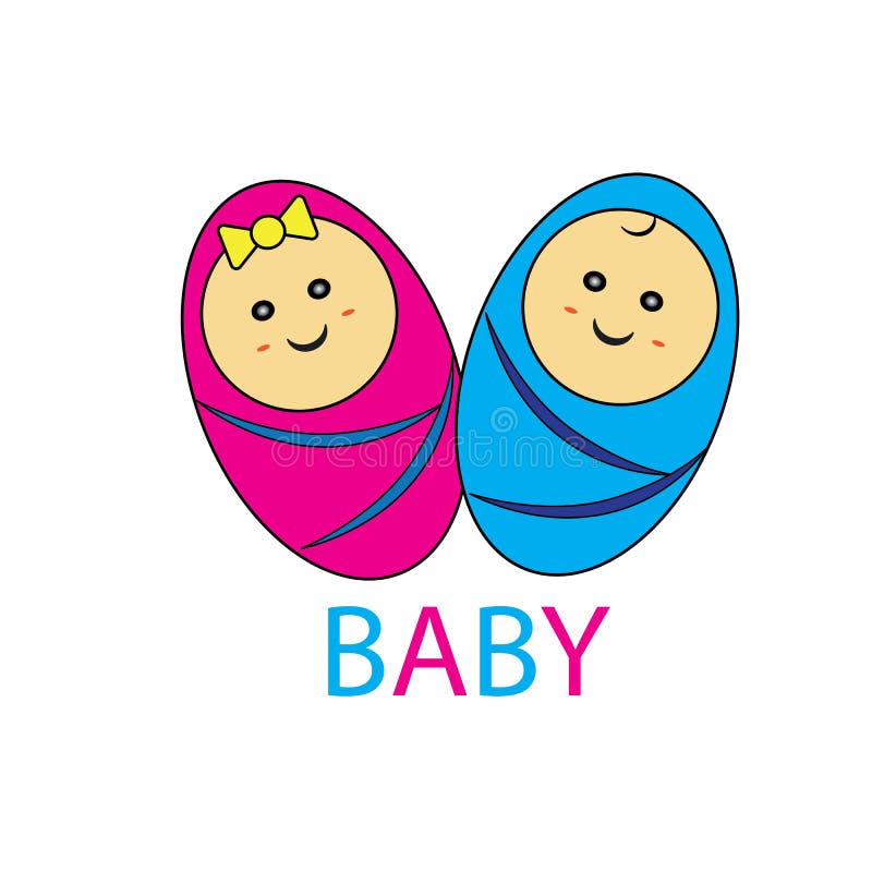 Baby logo vector stock vector. Illustration of girl - 182772141