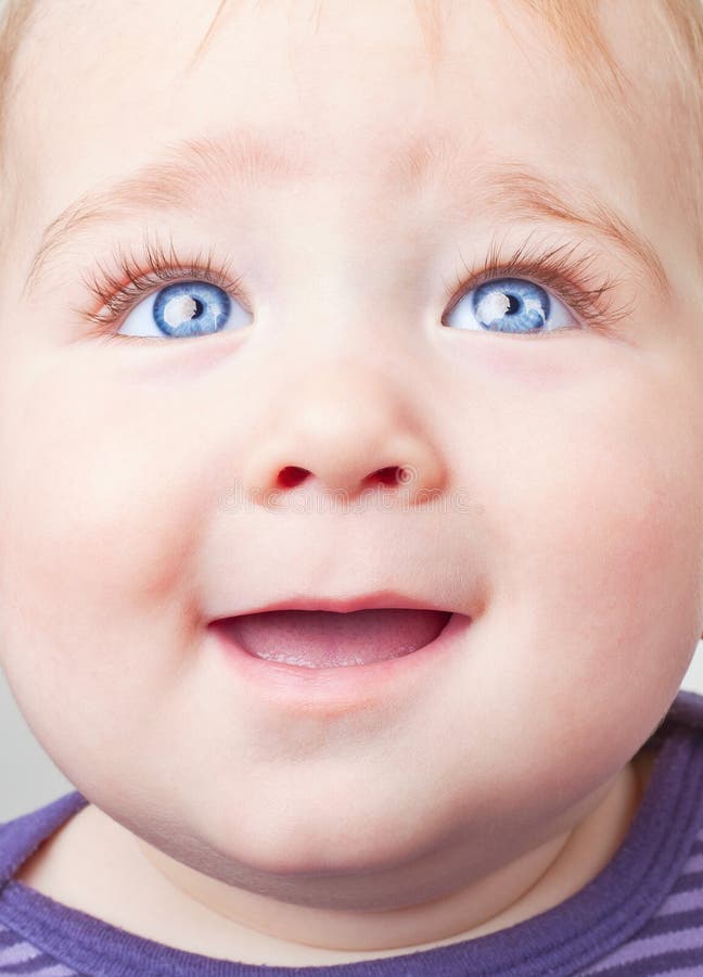 Happy baby face stock image. Image of childhood, human - 17720373