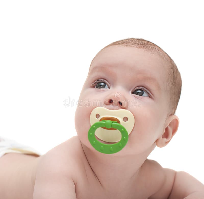 Baby looking upwards stock image. Image of baby, face - 17708955