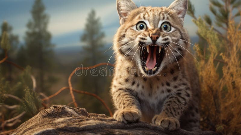 Surprised Bobcat Stock Photos - Free & Royalty-Free Stock Photos from ...