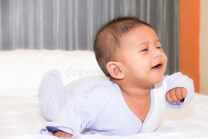 Baby Making Funny and Happy Gestures Stock Photo - Image of baby ...