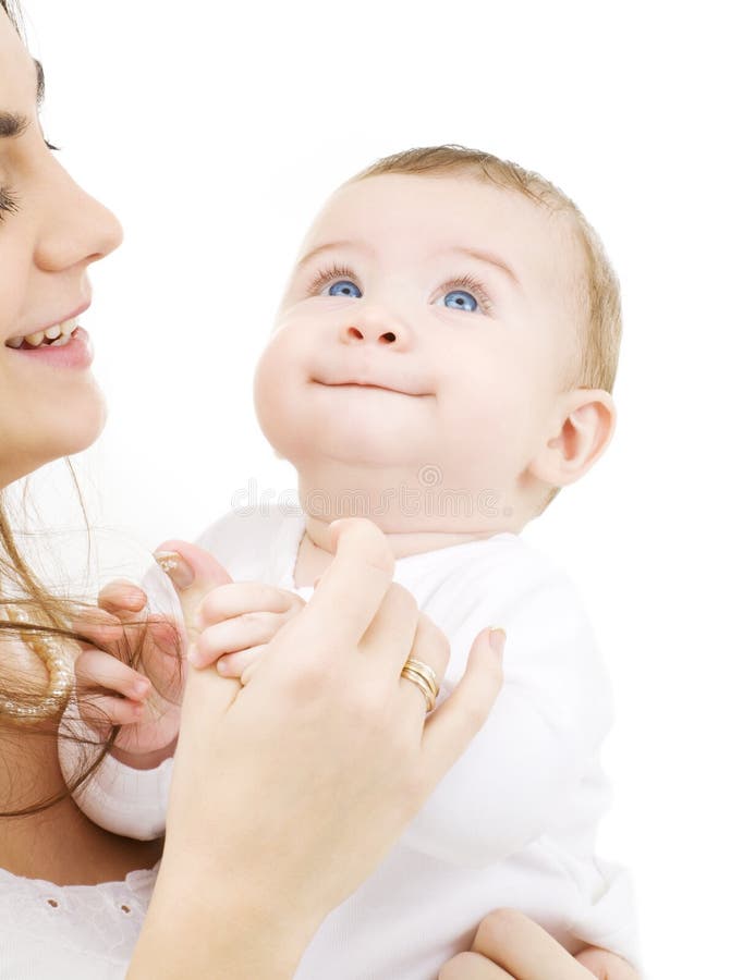 Baby and mama stock photo. Image of childhood, baby, happiness - 6351634