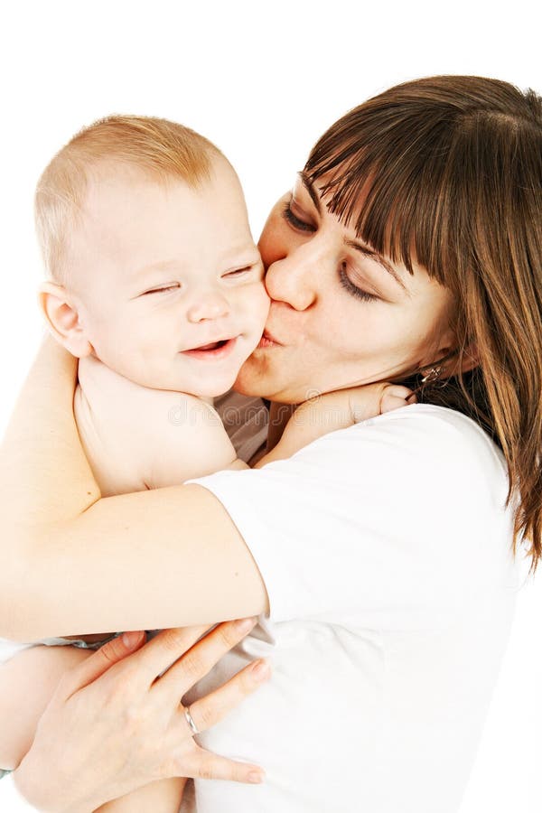 Baby met moeder stock foto. Image of achtergrond, bedrijf - 14861876