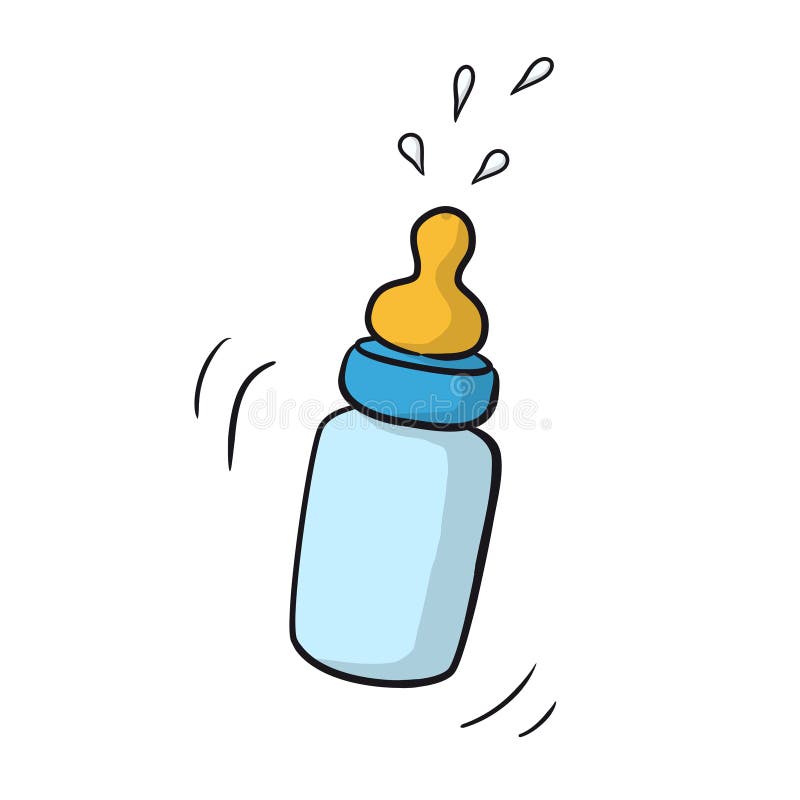 Baby Milk Bottle, Vector Illustration Design Stock Vector ...