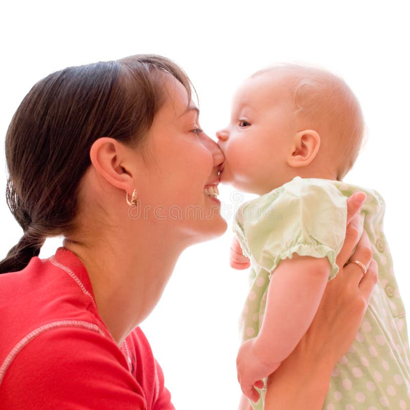 Baby with mom stock photo. Image of childhood, beauty - 6088318