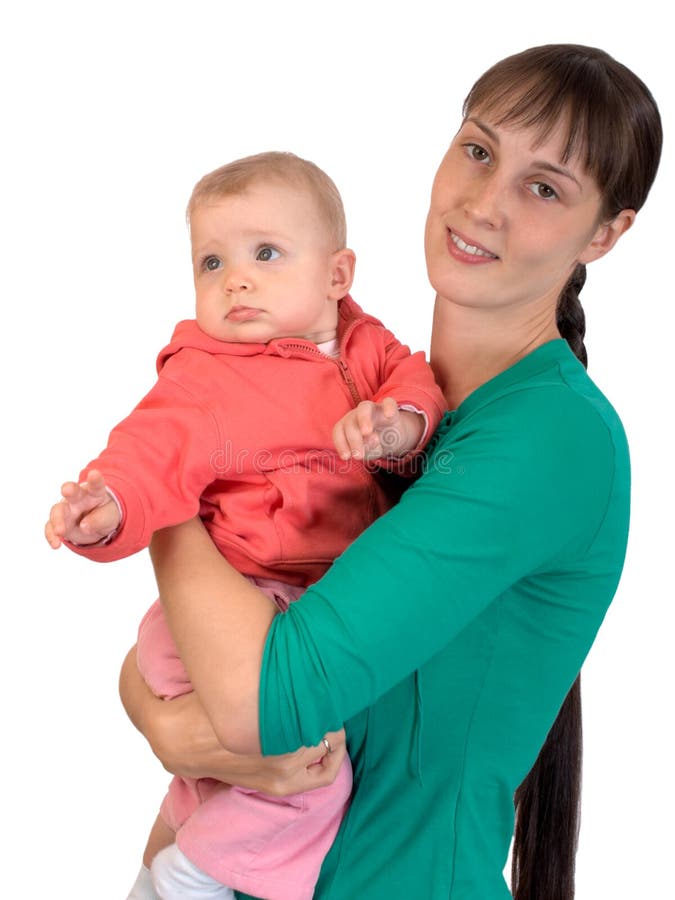 Baby with mom stock photo. Image of heared, beauty, blessedness - 6965126