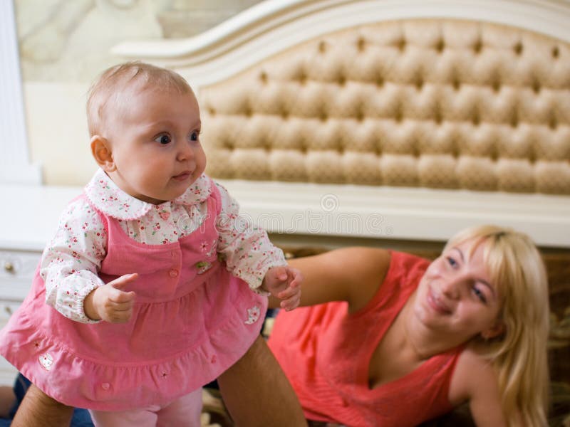 Baby With Mom Picture. Image: 9325648