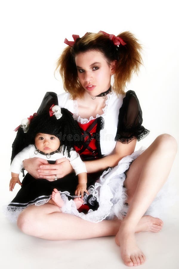 Anime Girl Mother Daughter Stock Photos - Free & Royalty-Free Stock ...