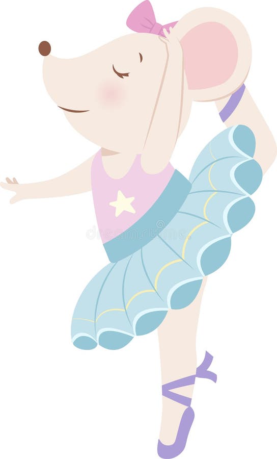 Baby Mouse Ballerina stock vector. Illustration of mouse - 365079010