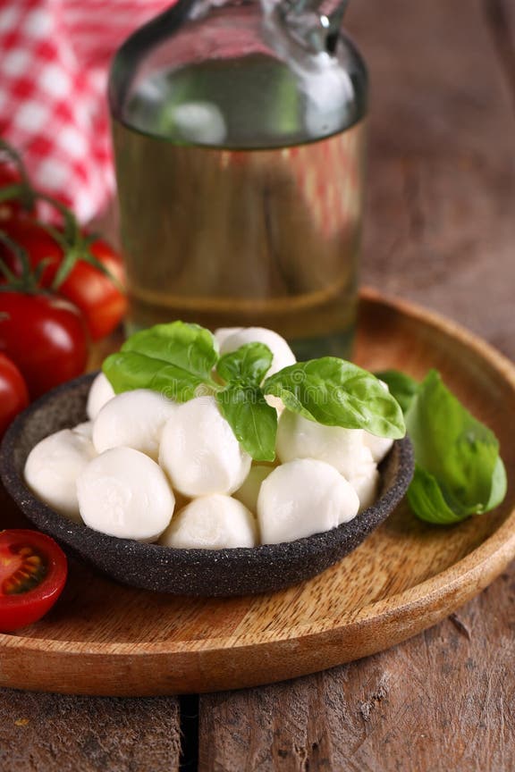 Baby mozzarella cheese stock photo. Image of delicious - 222257920