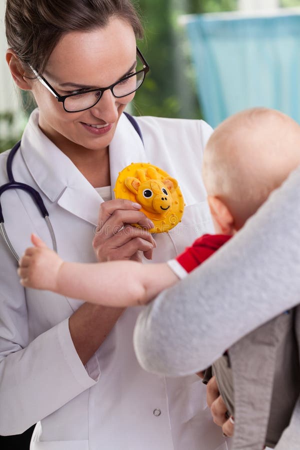 Baby with Mum on Medical Appointment Stock Image - Image of appointment ...