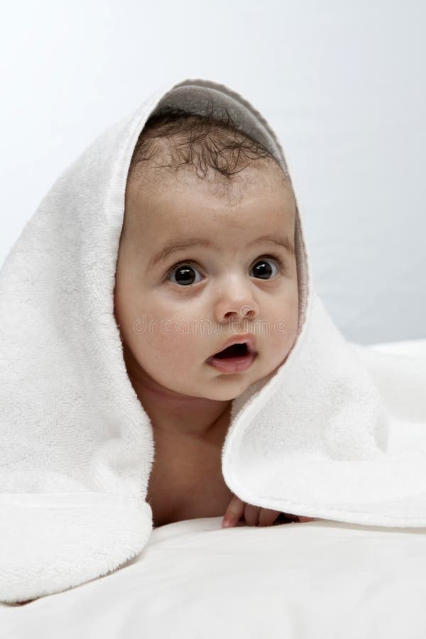 Baby na bad stock foto. Image of schoonheid, gezicht - 10094646