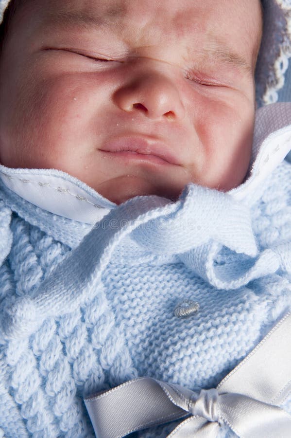 New Born Baby Face Close Up Stock Photo - Image of innocent, pose: 56164980