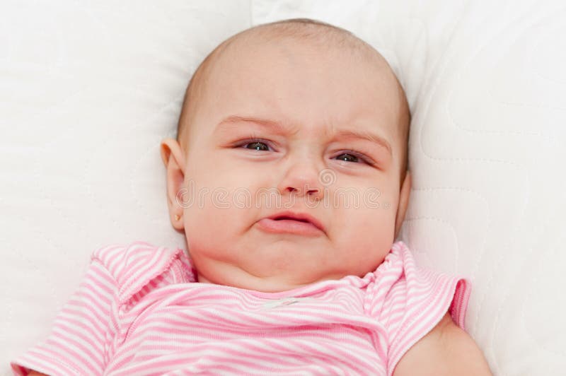 Baby Crying stock photo. Image of eyes, born, daughter - 3852050