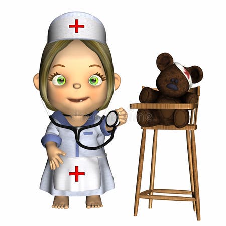Baby - Nurse stock illustration. Illustration of outfit - 1764744