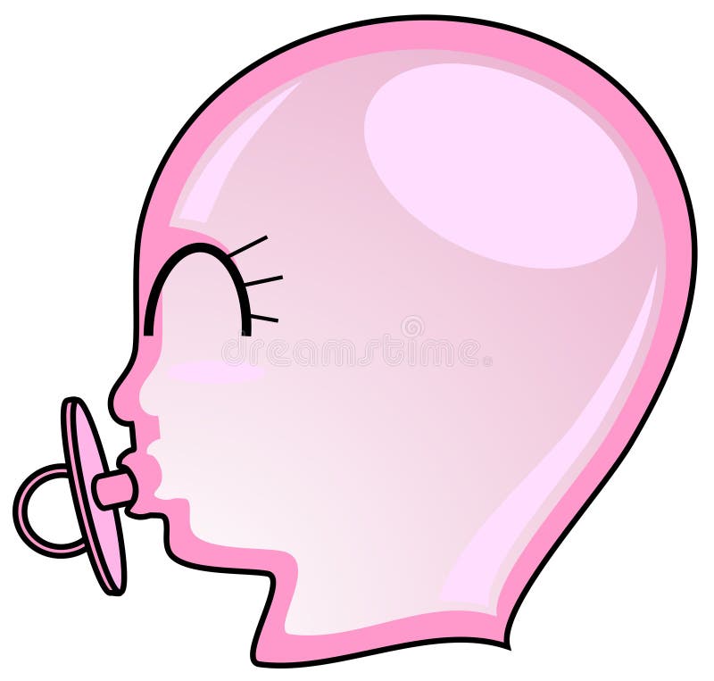 Baby pacifier stock vector. Illustration of childhood - 17730626
