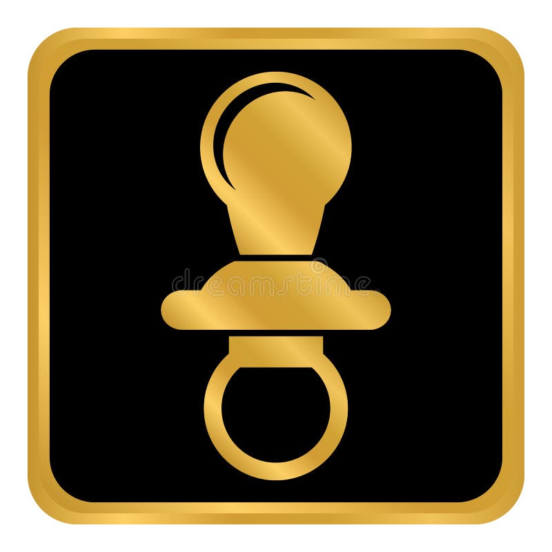 Gold Pacifier Stock Illustrations – 205 Gold Pacifier Stock ...