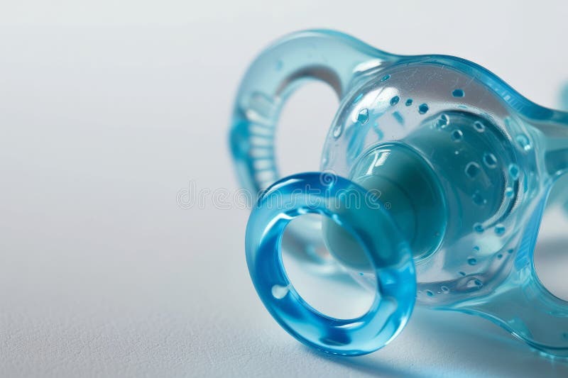 Baby Pacifier Close-up on a Light Background Stock Photo - Image of ...