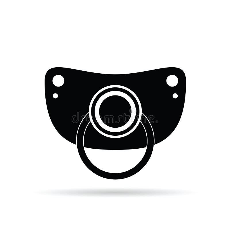 Baby pacifier illustration stock vector. Illustration of vector - 104057288