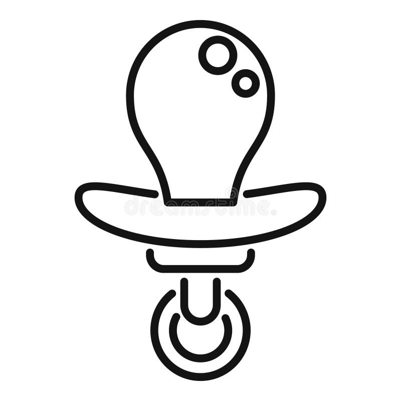 Baby Pacifier Drawing Stock Illustrations – 3,367 Baby Pacifier Drawing ...
