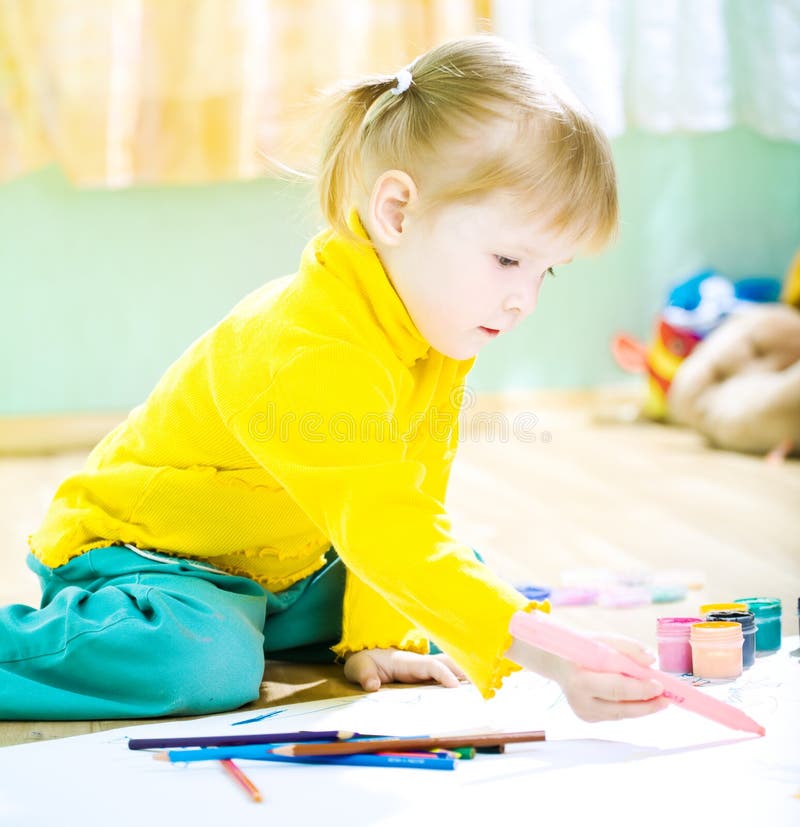 Child doing homework stock photo. Image of pupil, thinking - 12334304