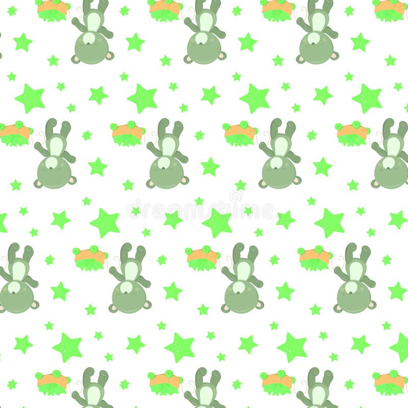 Baby Pattern Sweet Pattern Fabric Hand Drawn with Sweet Texture Stock ...