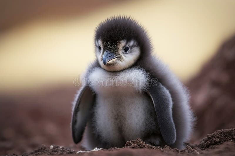 Baby Penguin Created by Generative AI. Stock Illustration ...