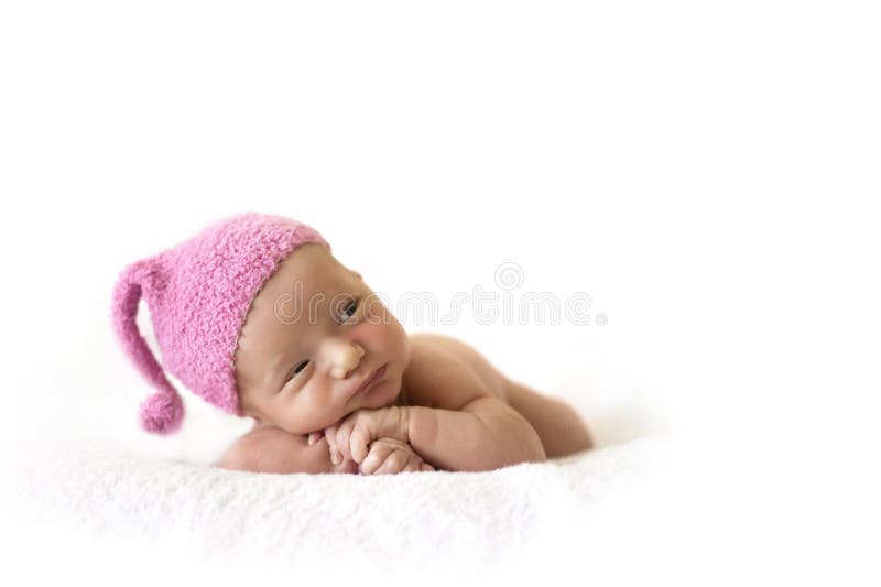 Beautiful newborn baby stock image. Image of funny, brown - 17929513