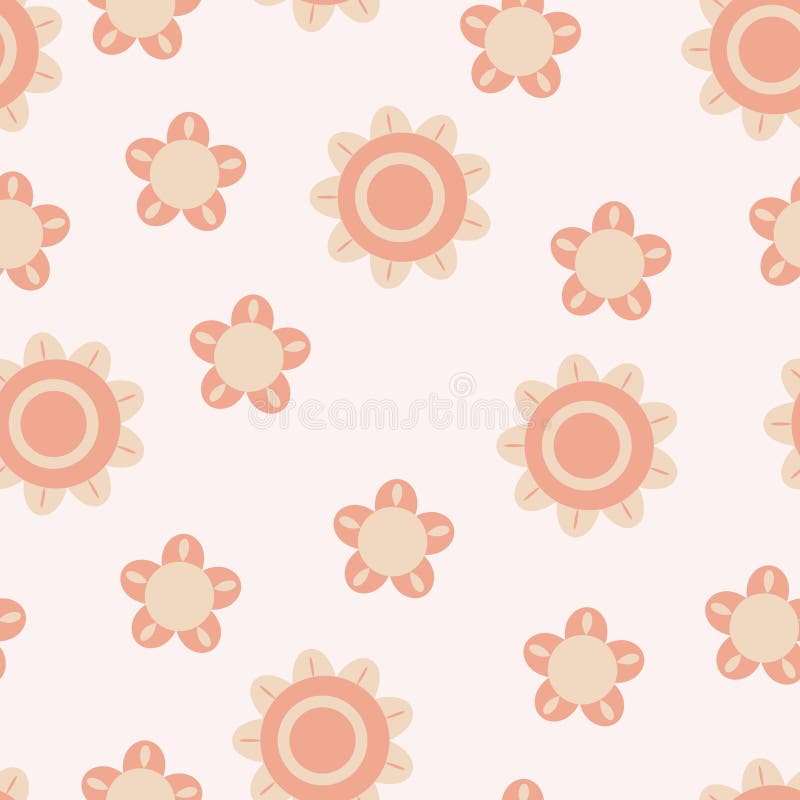 Baby pink pattern stock vector. Image of illustration - 9204904