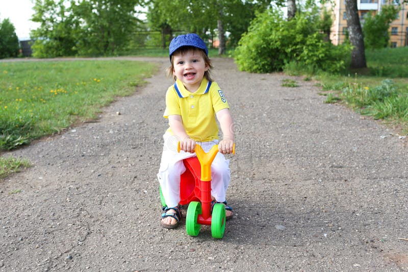 Baby Plastic Run Bike Summer Stock Photos - Free & Royalty-Free Stock ...