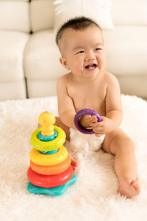 Baby playing toys stock image. Image of play, infant - 97928847