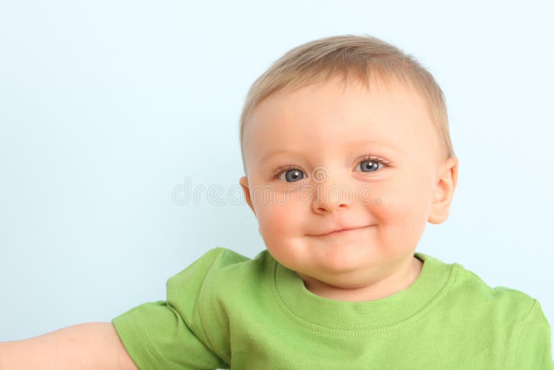 Baby Portrait stock photo. Image of green, portrait, small - 19119016