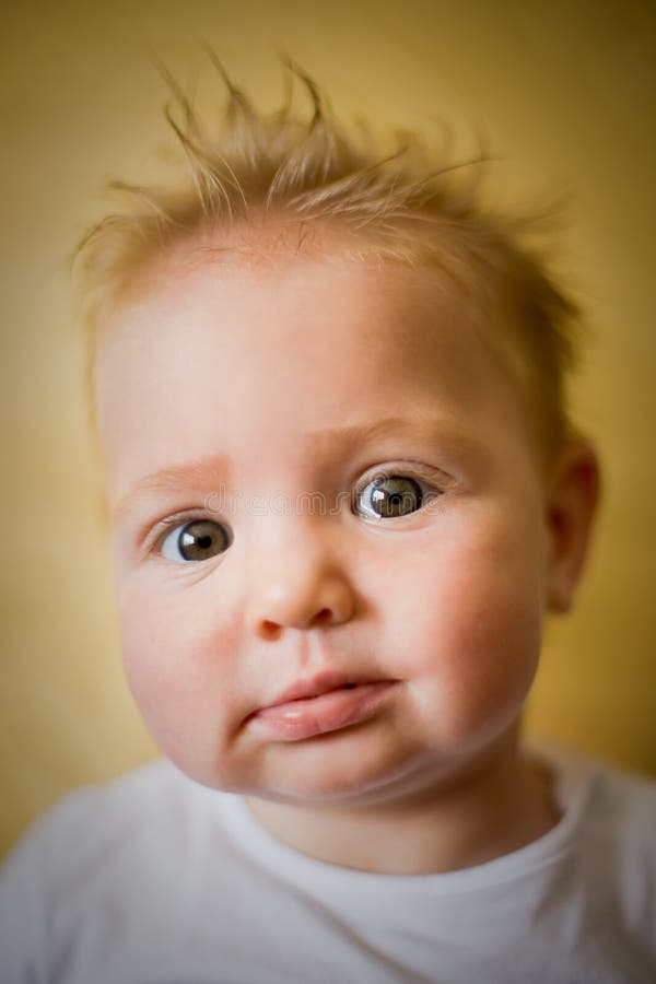 Baby portrait stock image. Image of portrait, happiness - 23886257