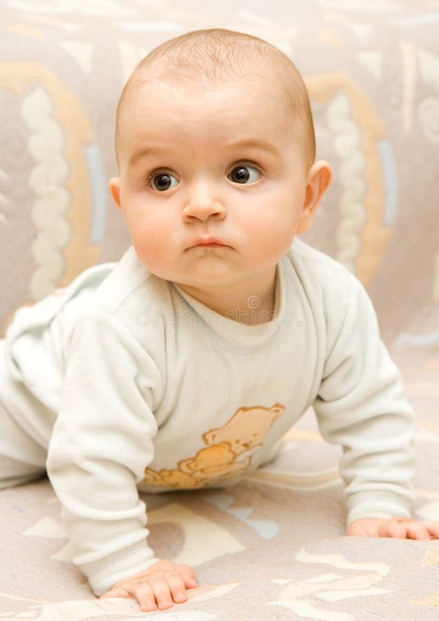 Baby portrait stock image. Image of beautiful, body, human - 9682879