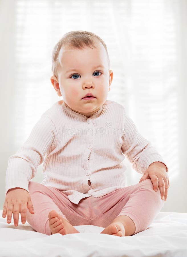 Baby portrait stock photo. Image of human, expression - 50681018