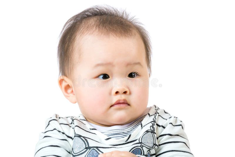 Baby pout lip stock photo. Image of child, studio, korean - 36845614
