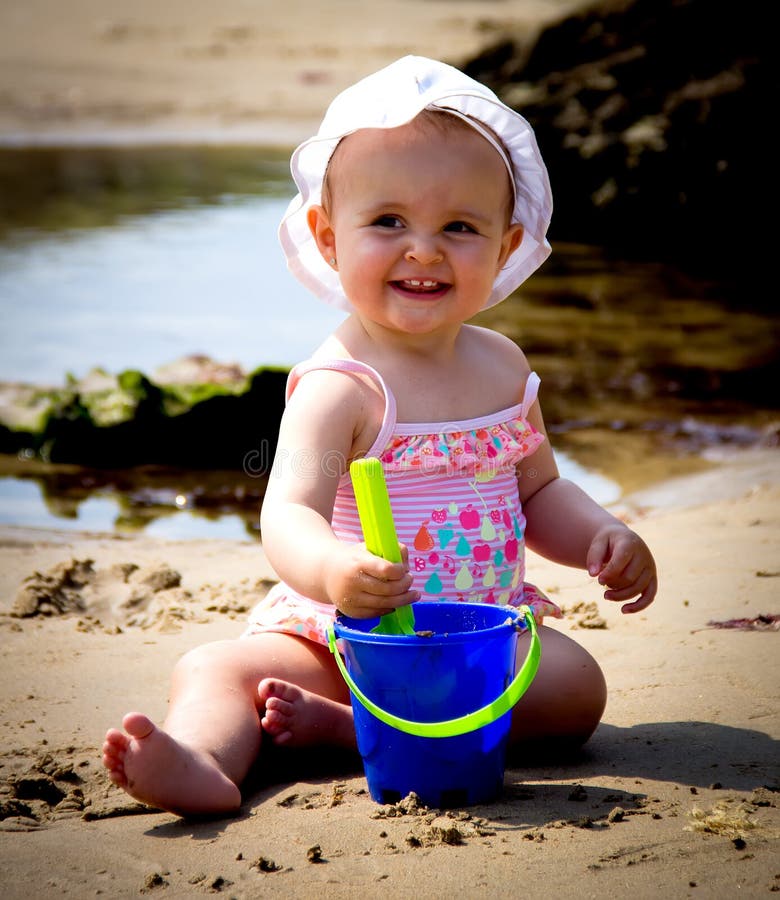 Baby portrait stock photo. Image of shore, infant, lifestyle - 32358384