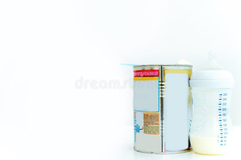 Baby Powder Milk Formula in a Can Stock Photo - Image of plastic ...