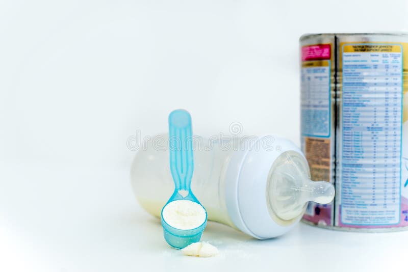 Baby Powder Milk Formula in a Can Stock Image - Image of dairy, powder ...