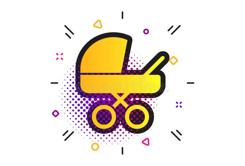 Baby Pram Stroller Sign Icon. Baby Buggy Symbol. Vector Stock Vector ...