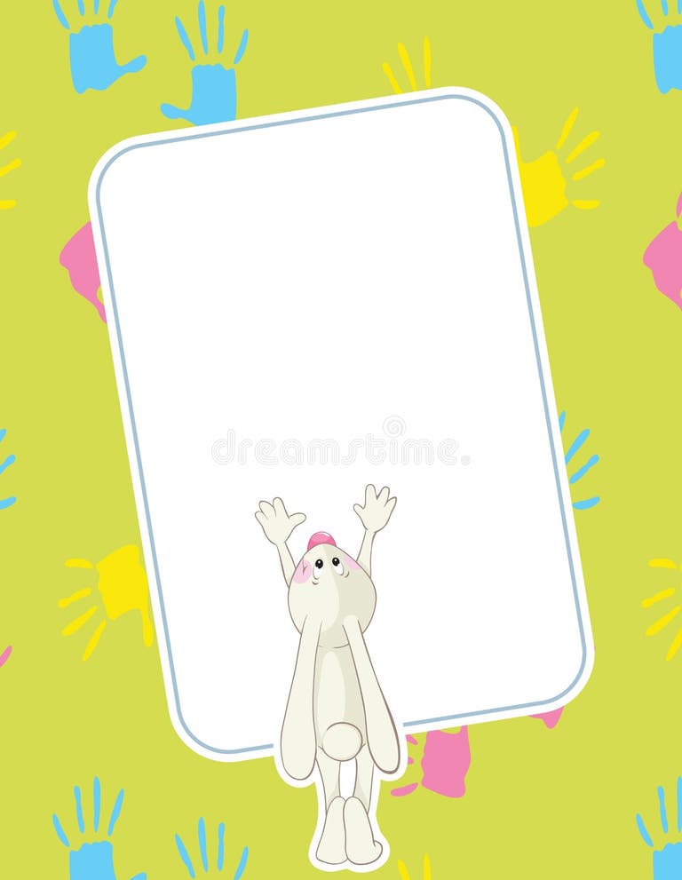 Rabbit Handprints Stock Illustrations – 3 Rabbit Handprints Stock ...