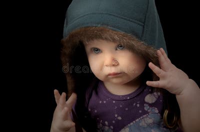 Baby Rapper stock image. Image of precious, expression - 7982967