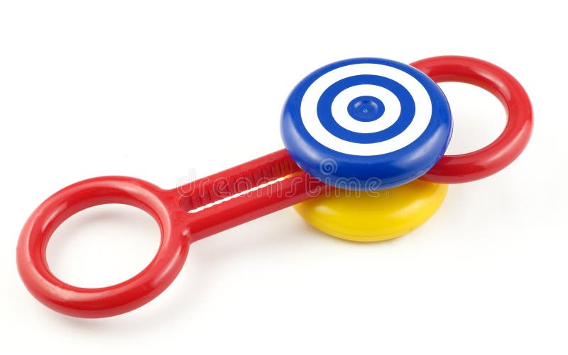 Colorful Baby Rattle stock photo. Image of plastic, play - 9449468