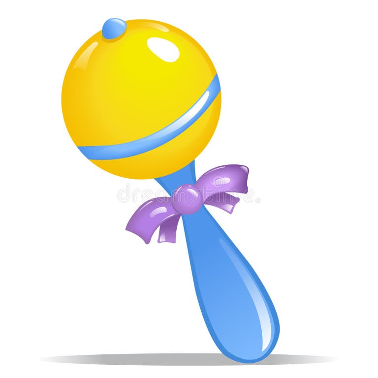 Baby Rattle Drawing Stock Illustrations – 2,737 Baby Rattle Drawing ...