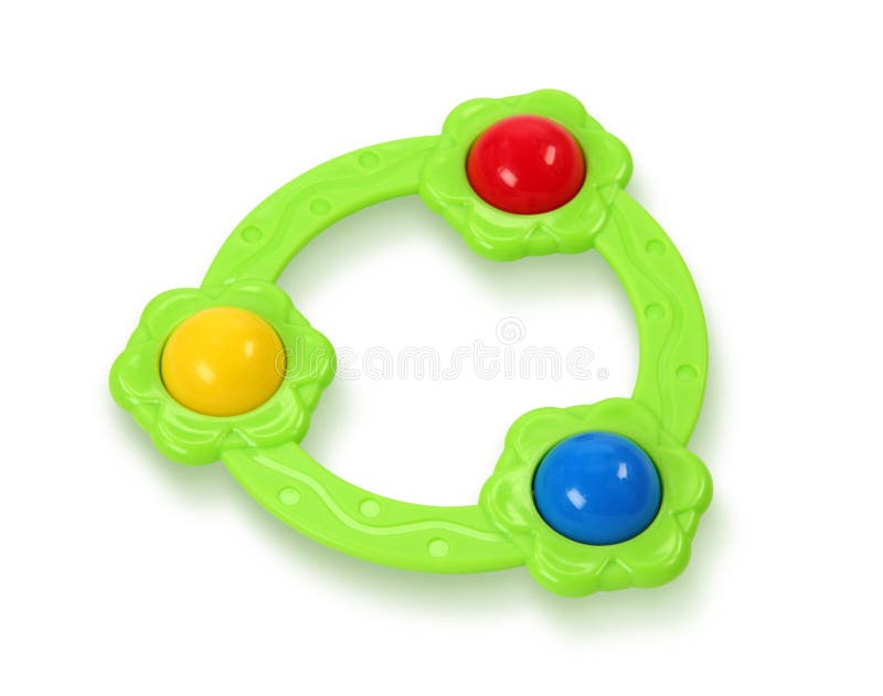 Baby-rattle stock photo. Image of yellow, play, baby, round - 3591332